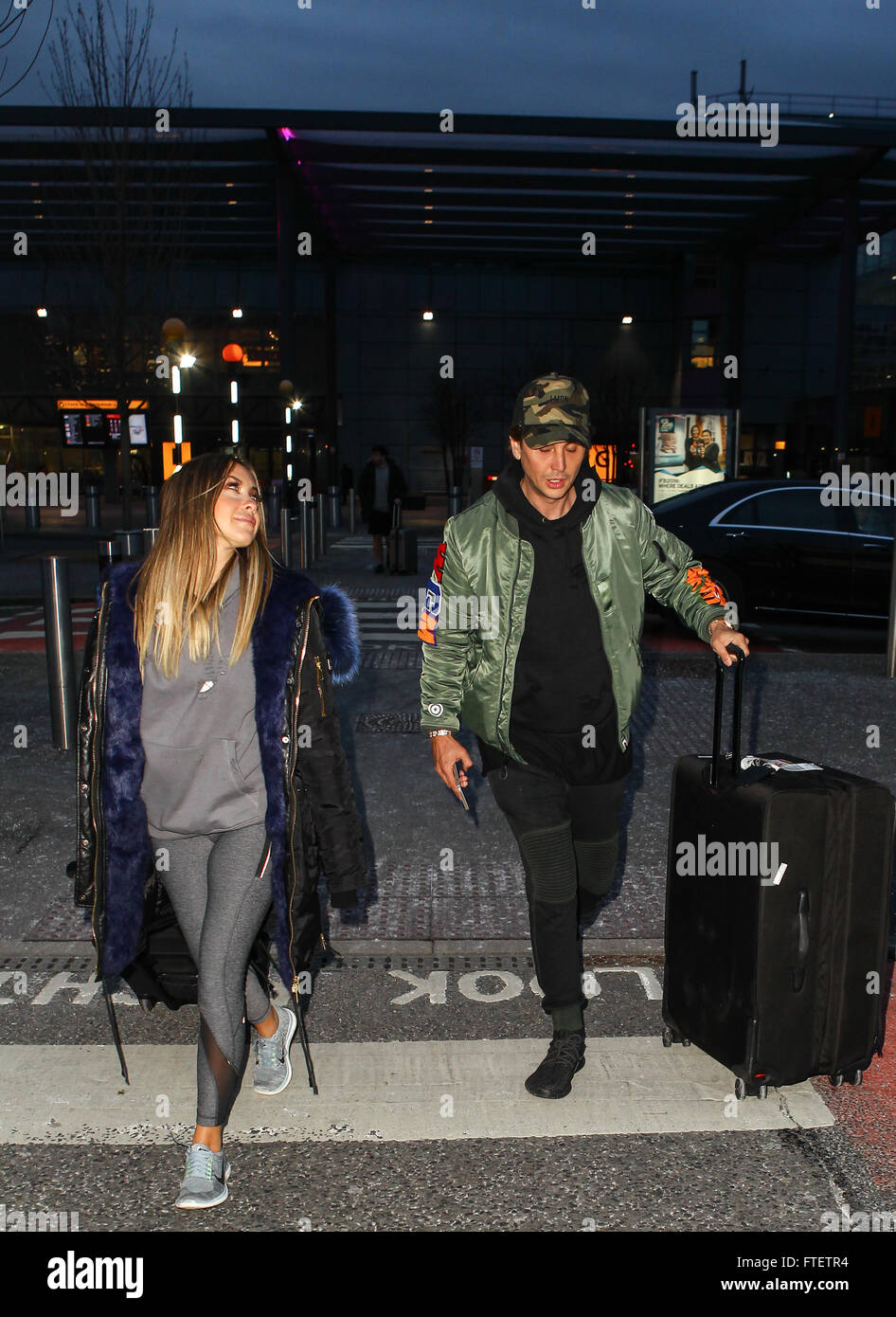 Jonathan Cheban and his girlfriend Anat Popovsky arrive at Heathrow ...