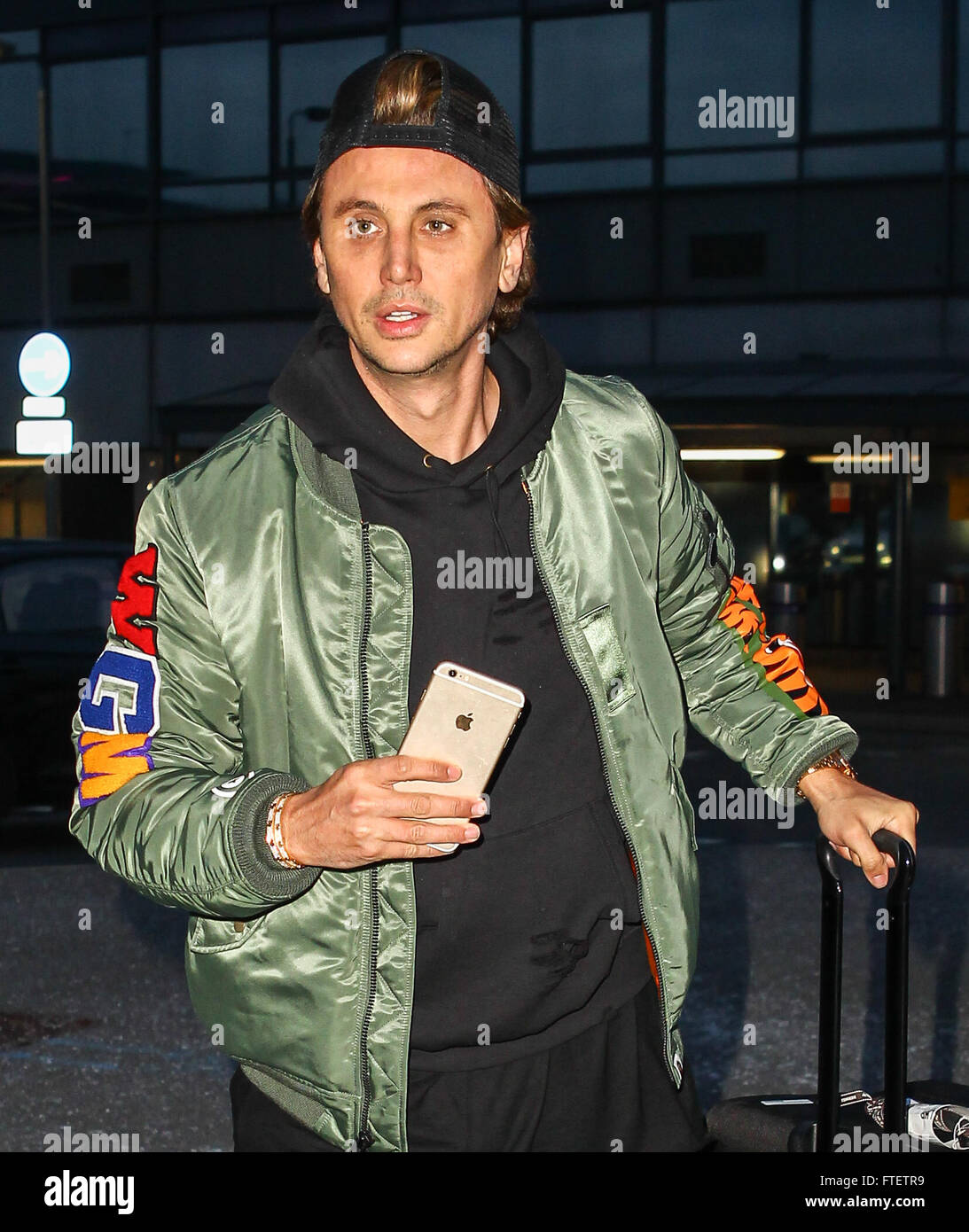 Jonathan Cheban and his girlfriend Anat Popovsky arrive at Heathrow ...