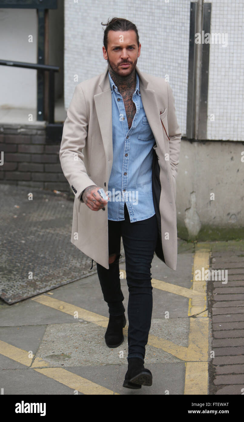 Pete Wicks outside ITV Studios Featuring: Pete Wicks Where: London ...