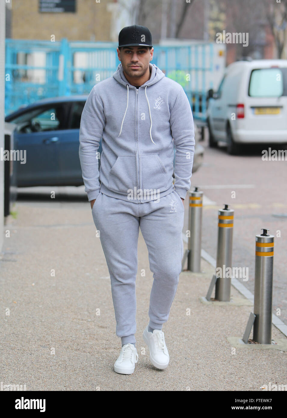 Jonathan Clark arriving at the ITV studios Featuring: Jonathan Clark ...