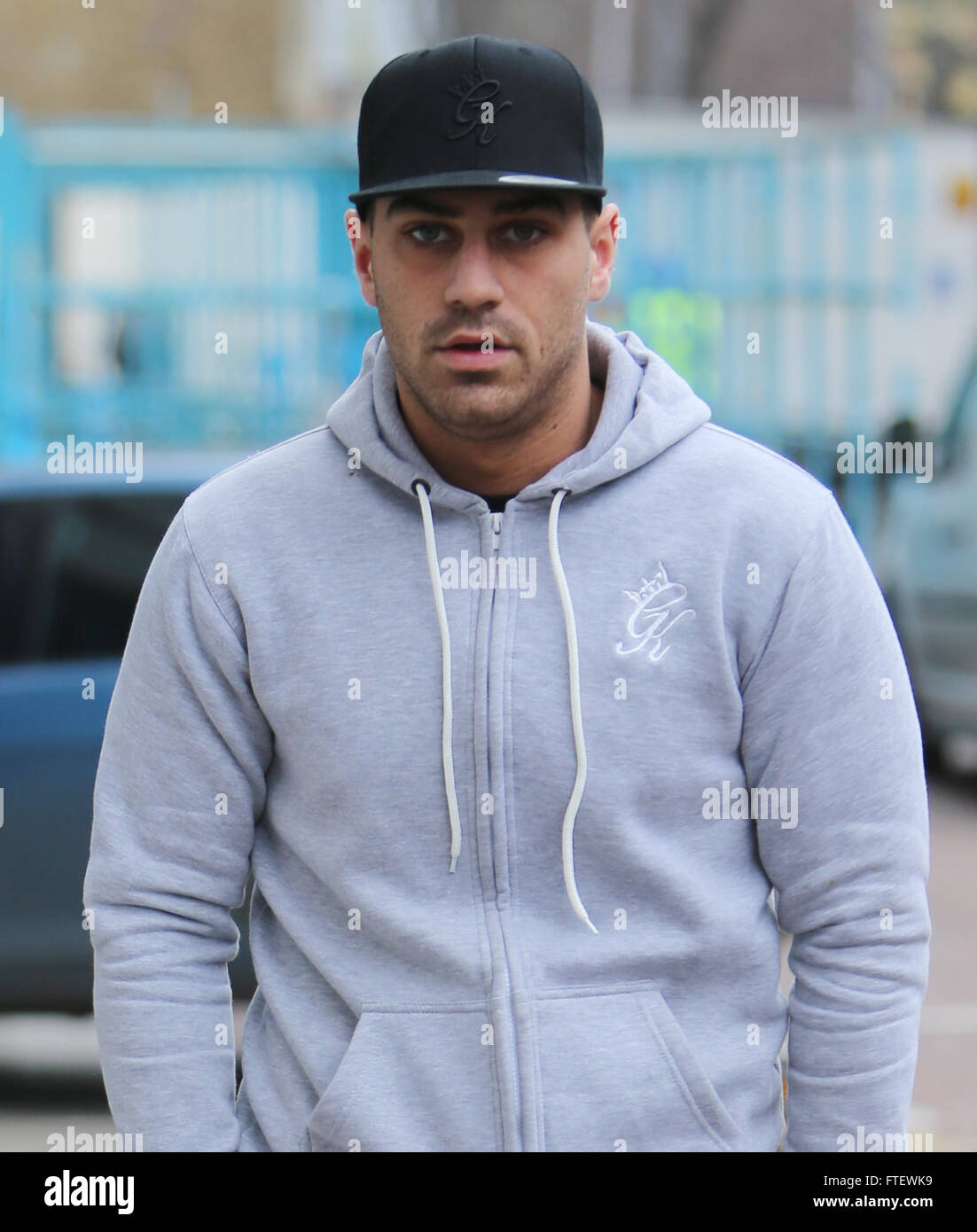 Jonathan Clark arriving at the ITV studios Featuring: Jonathan Clark ...