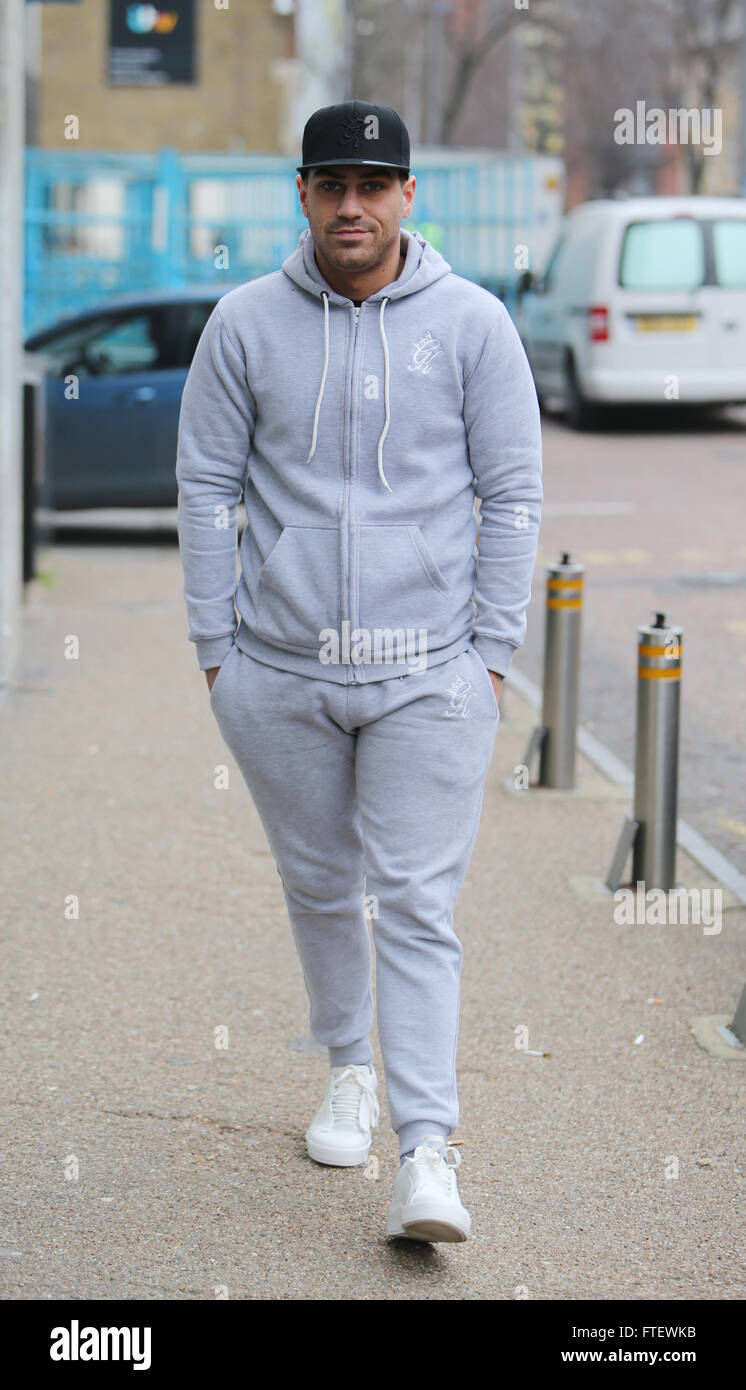 Jonathan Clark arriving at the ITV studios Featuring: Jonathan Clark ...