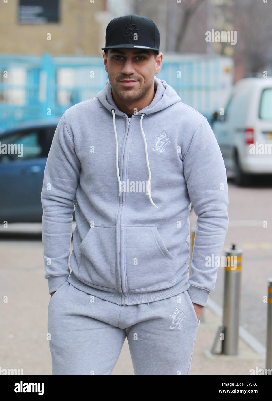 Jonathan Clark arriving at the ITV studios Featuring: Jonathan Clark ...