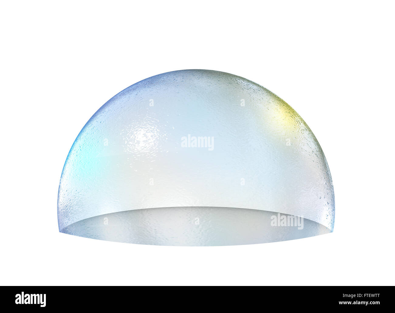 Soap bubble half Stock Photo - Alamy