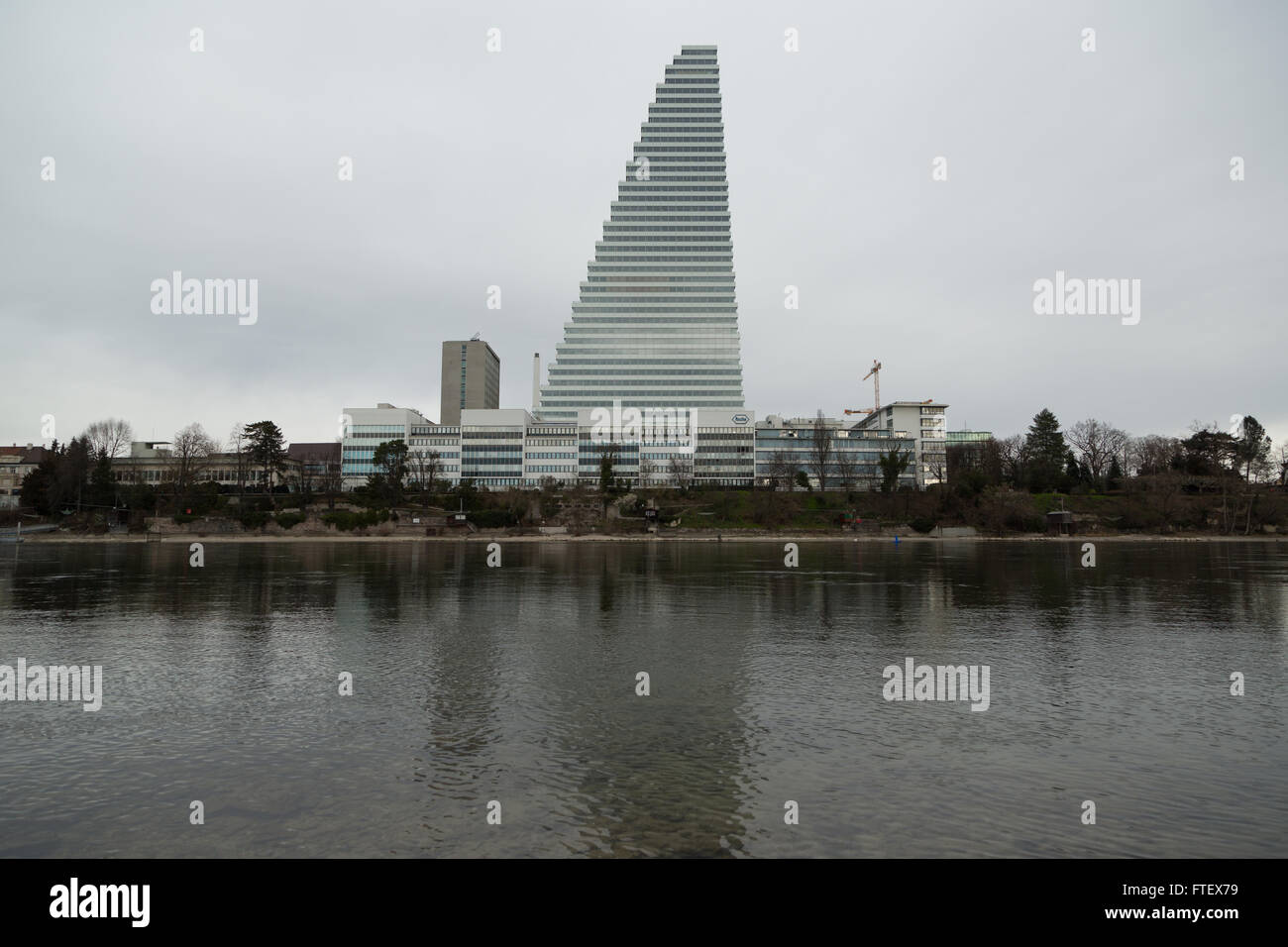Roche tower basel hi-res stock photography and images - Alamy