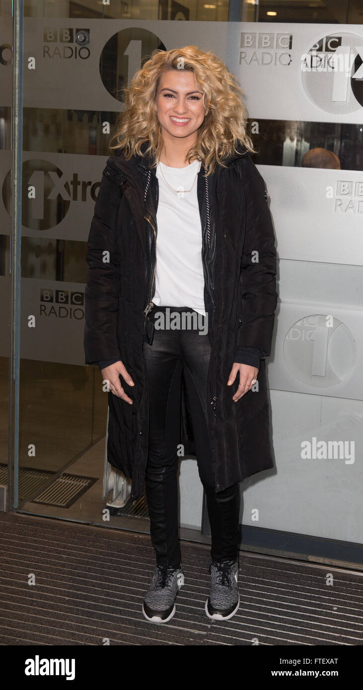 Tori Kelly pictured arriving at the Radio 1 studio to appear as a guest ...