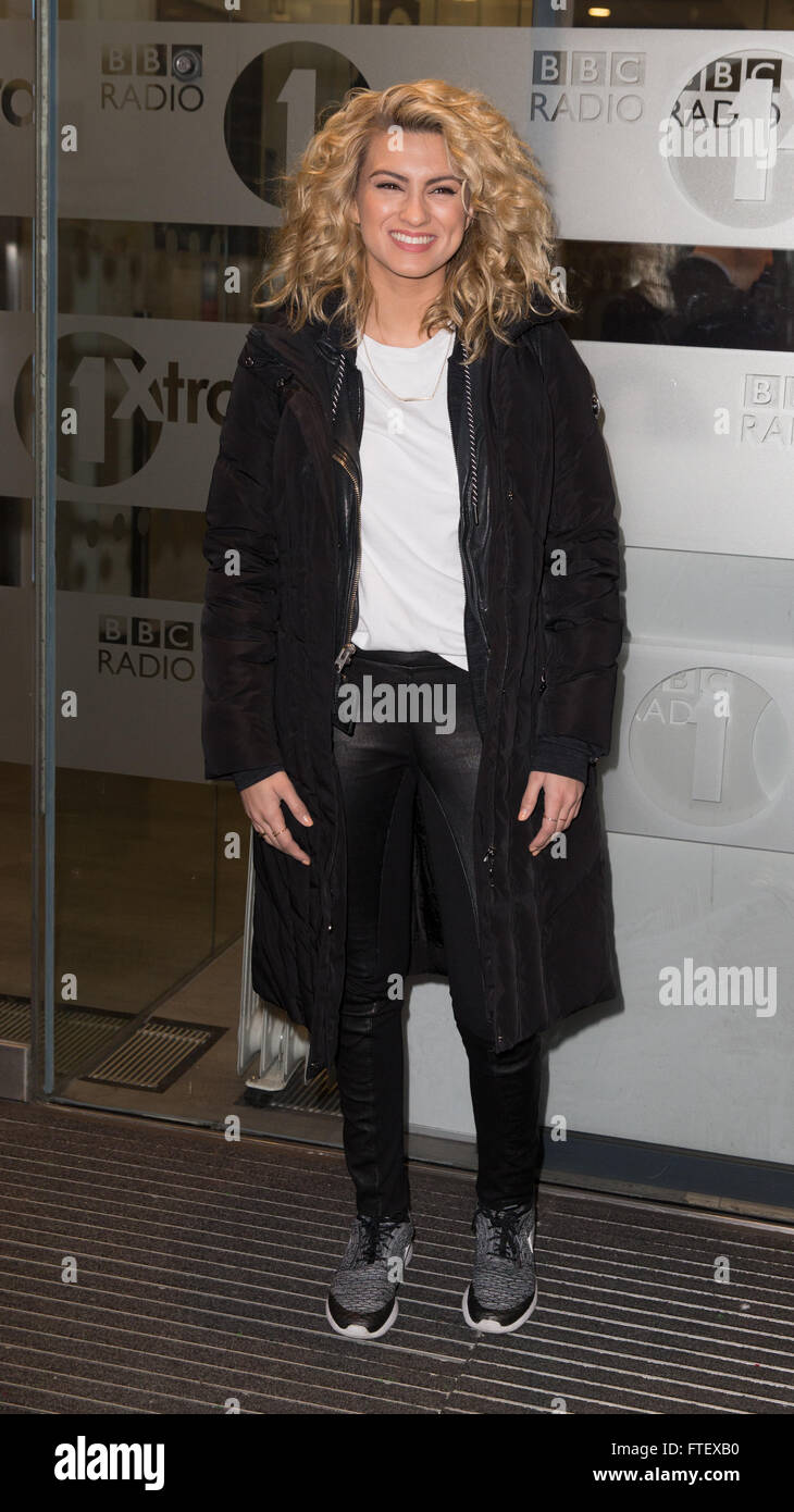 Tori Kelly pictured arriving at the Radio 1 studio to appear as a guest ...