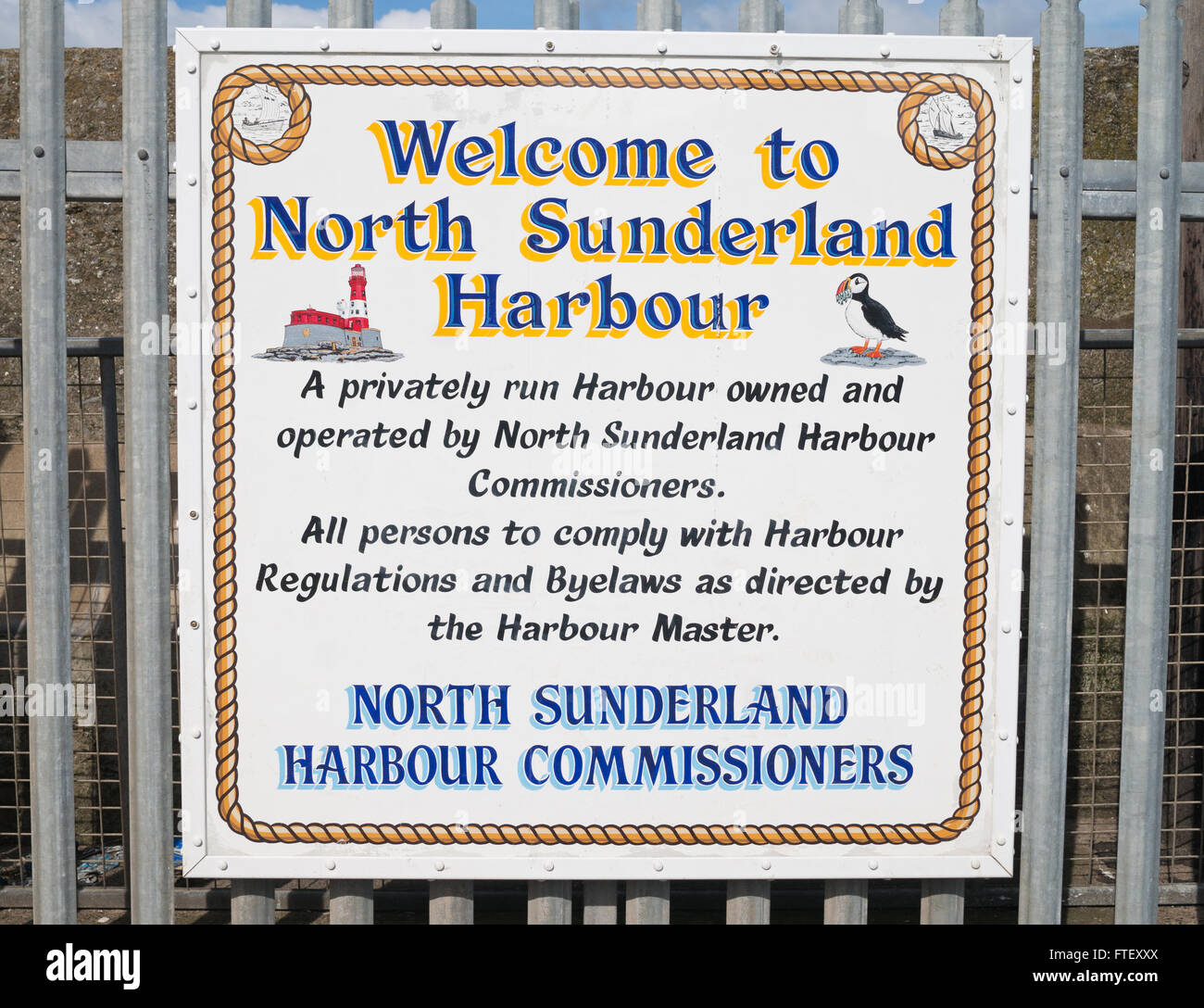 Welcome to north sunderland harbour hi-res stock photography and images ...