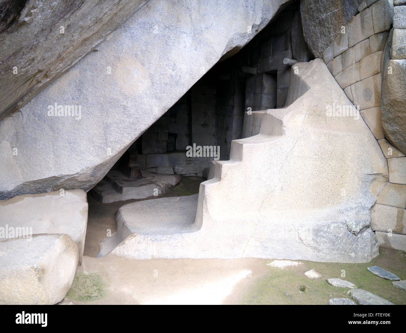 Burial chamber at Machu Picchu Peru Stock Photo - Alamy