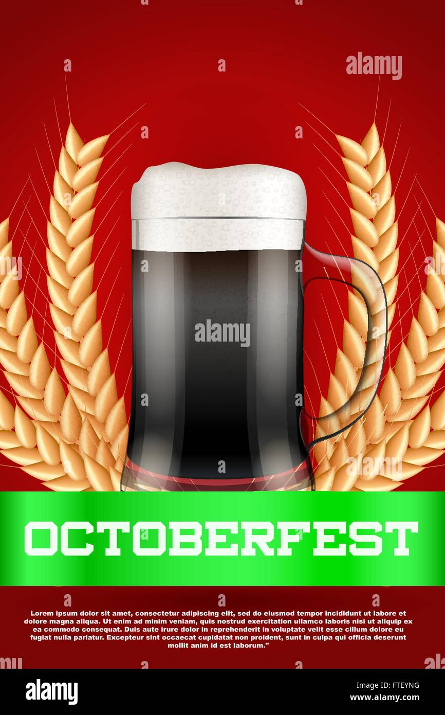 Octoberfest beer poster Stock Vector Image & Art - Alamy