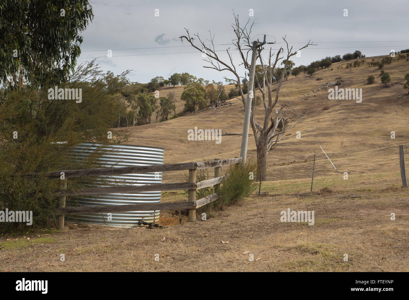 Farm in semi outback near Taggerty, Victoria, Australia Stock Photo - Alamy