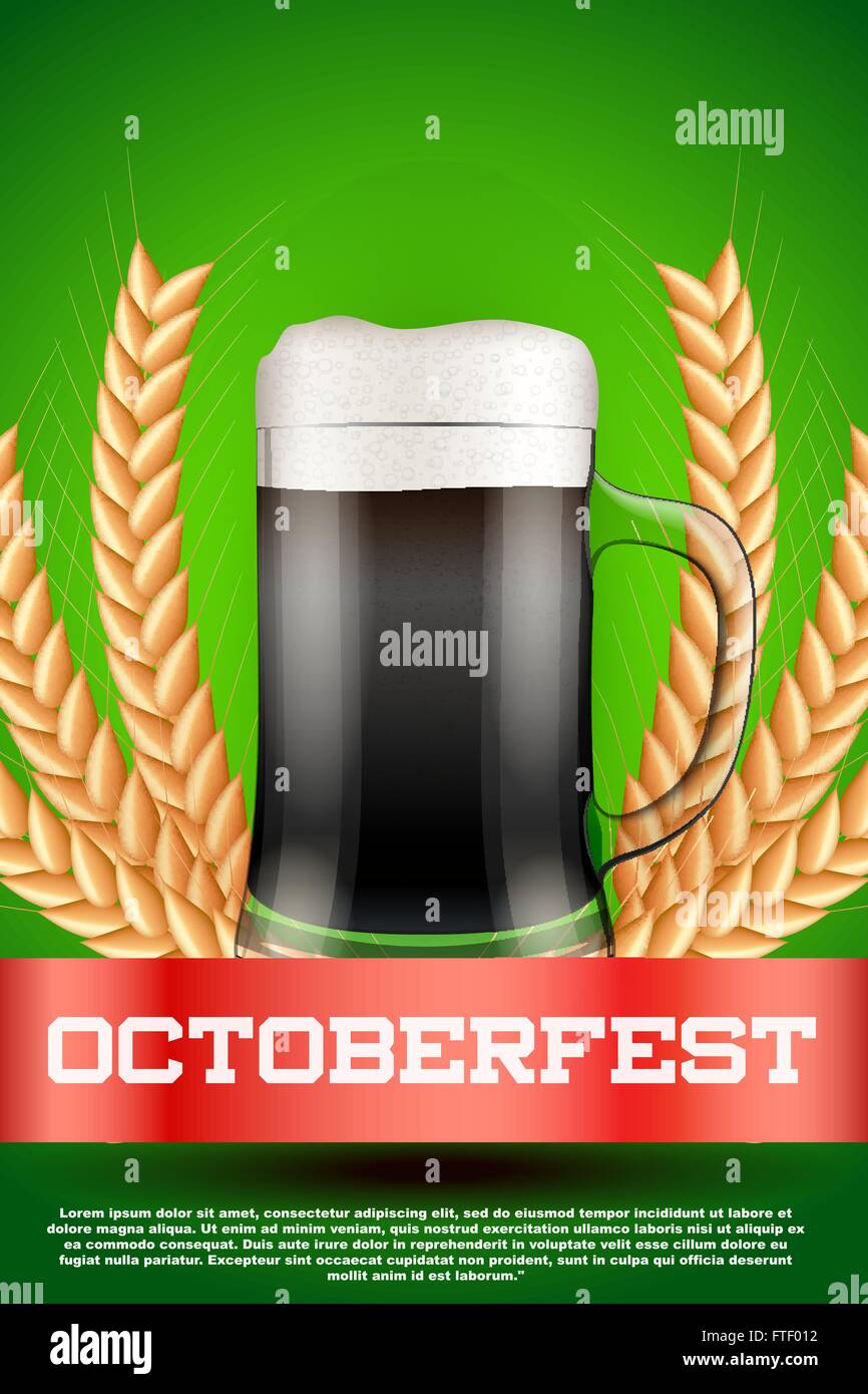 Octoberfest beer poster Stock Vector Image & Art - Alamy