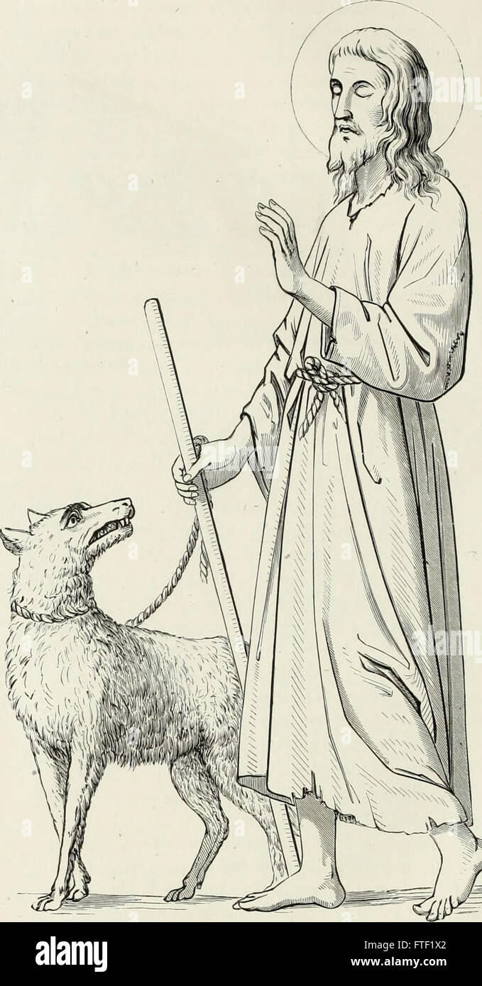 This 1867 study explores the characteristics of saints in popular art ...