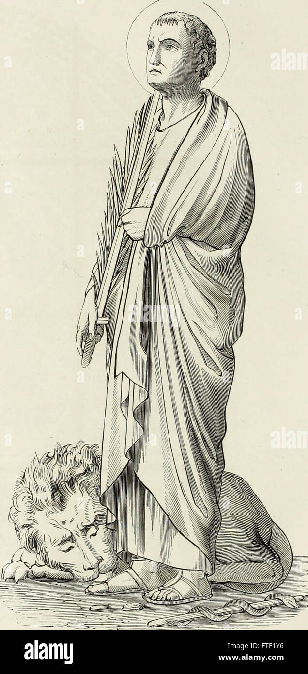 A 1867 study on the characteristics of saints depicted in popular art ...