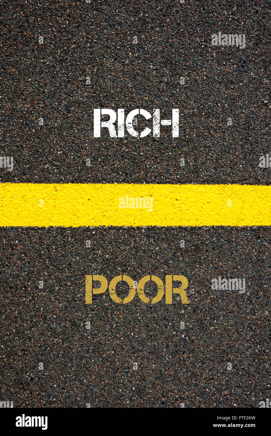 Rich versus poor hi-res stock photography and images - Alamy