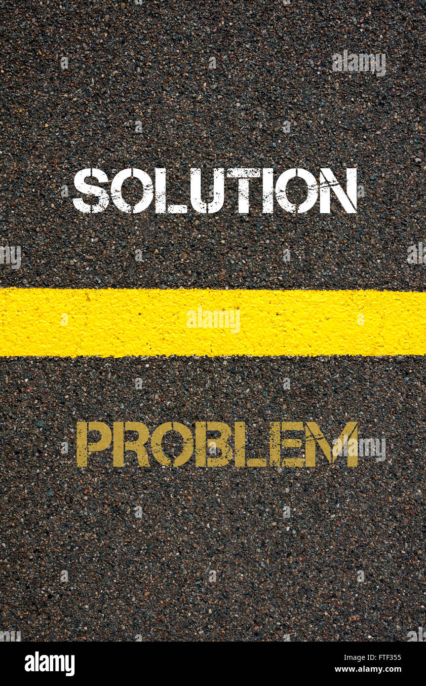 Contradiction solution hi-res stock photography and images - Alamy