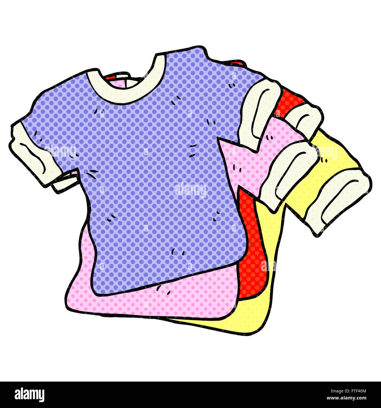 Pile of shirts Stock Vector Images - Alamy
