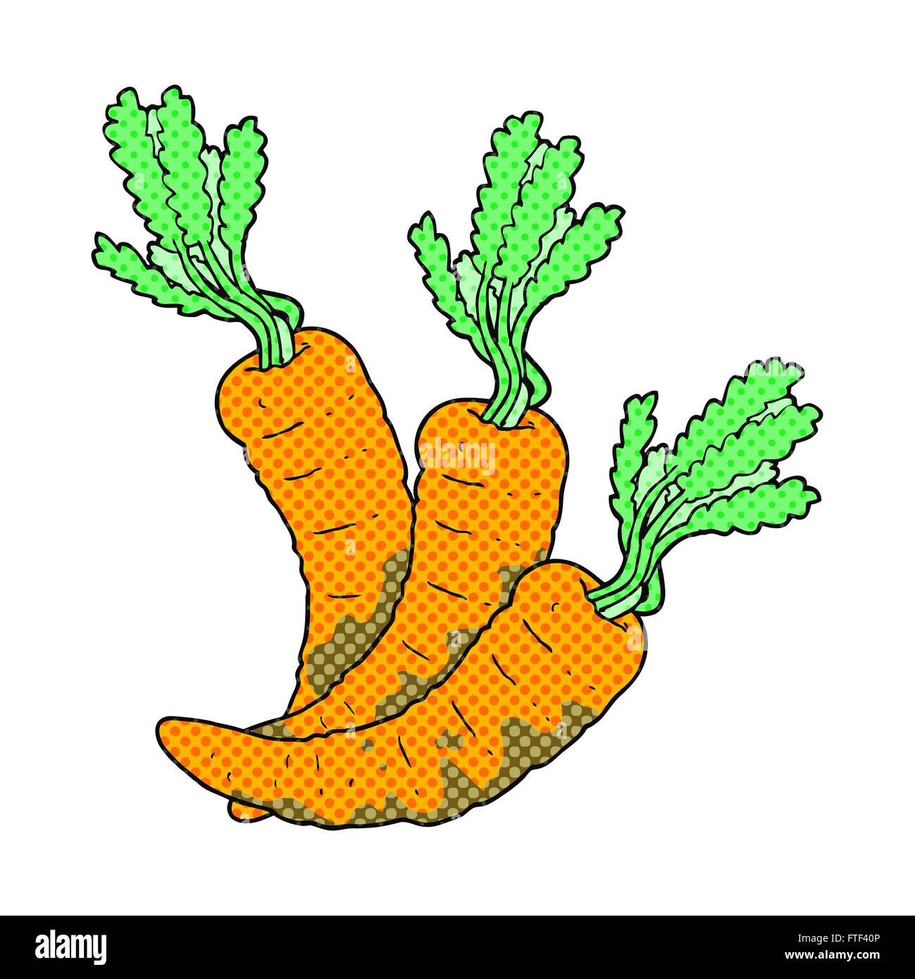 Muddy carrot Stock Vector Images - Alamy