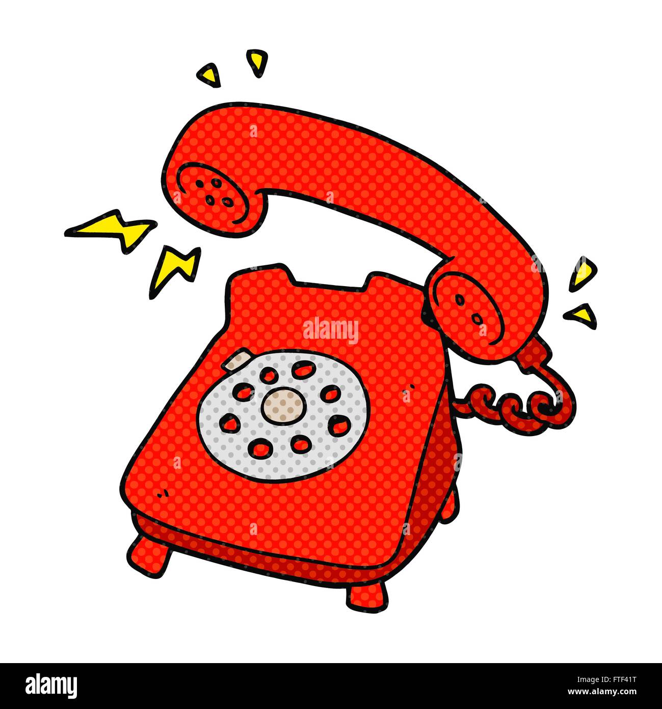Ringing phone clipart hi-res stock photography and images - Alamy