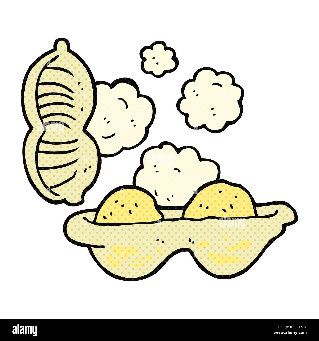 freehand drawn comic book style cartoon peanuts Stock Vector Image ...