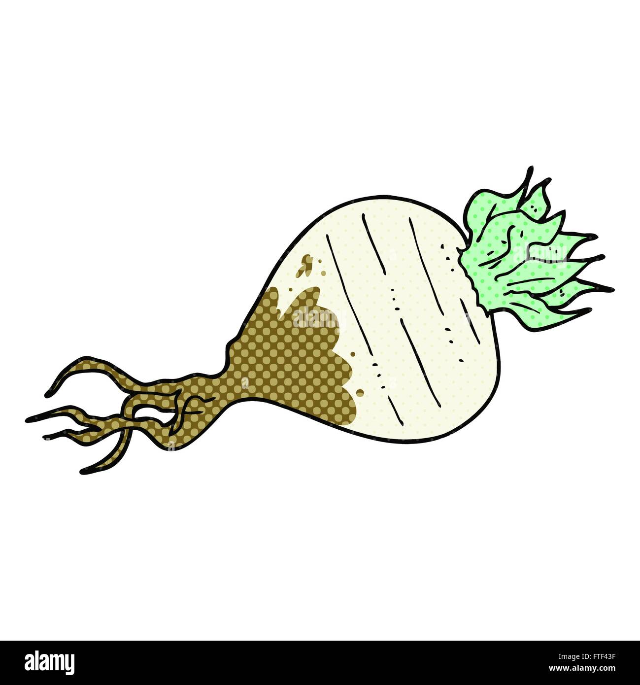 freehand drawn comic book style cartoon turnip Stock Vector Image & Art ...