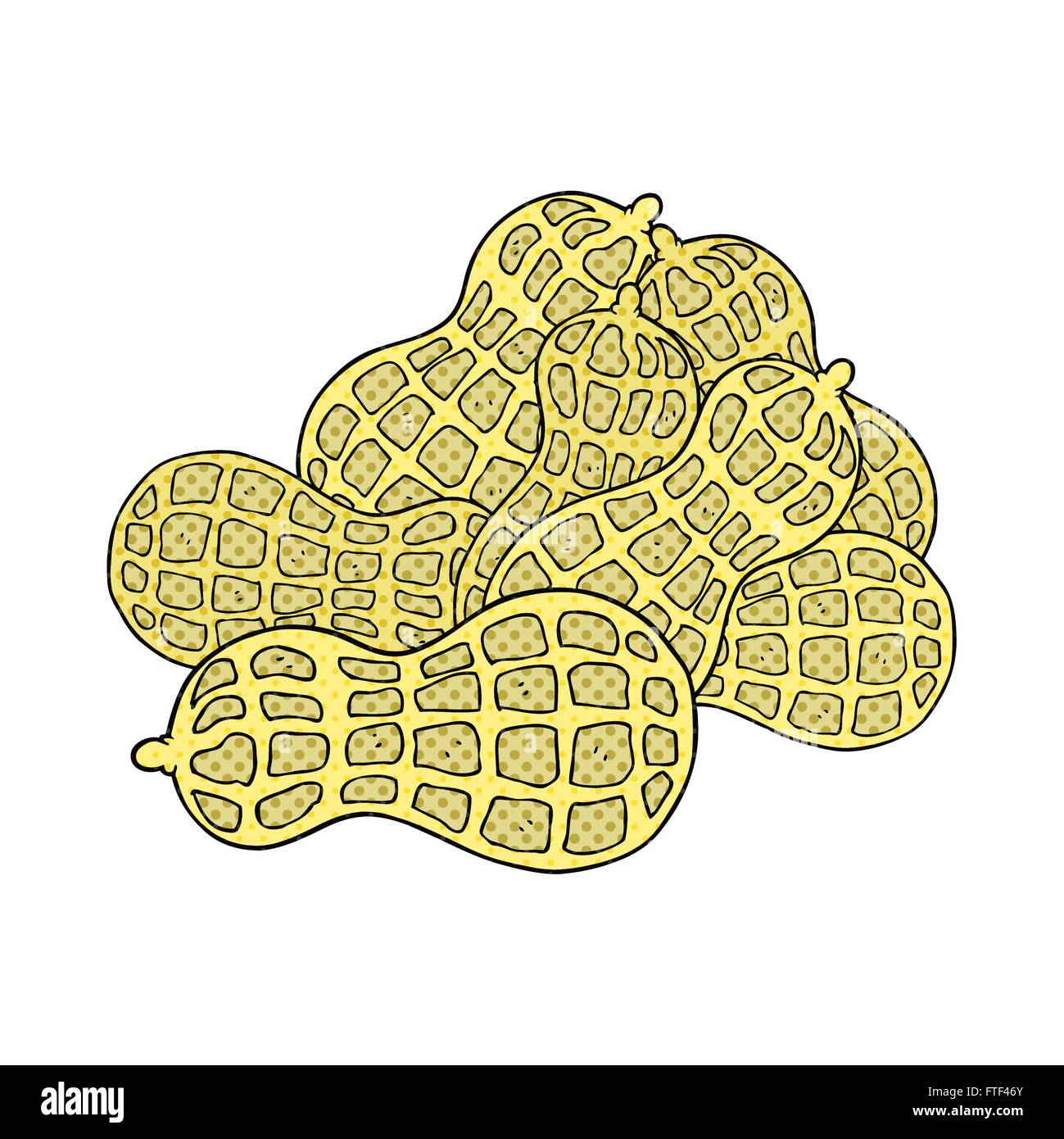 freehand drawn comic book style cartoon peanuts Stock Vector Image ...