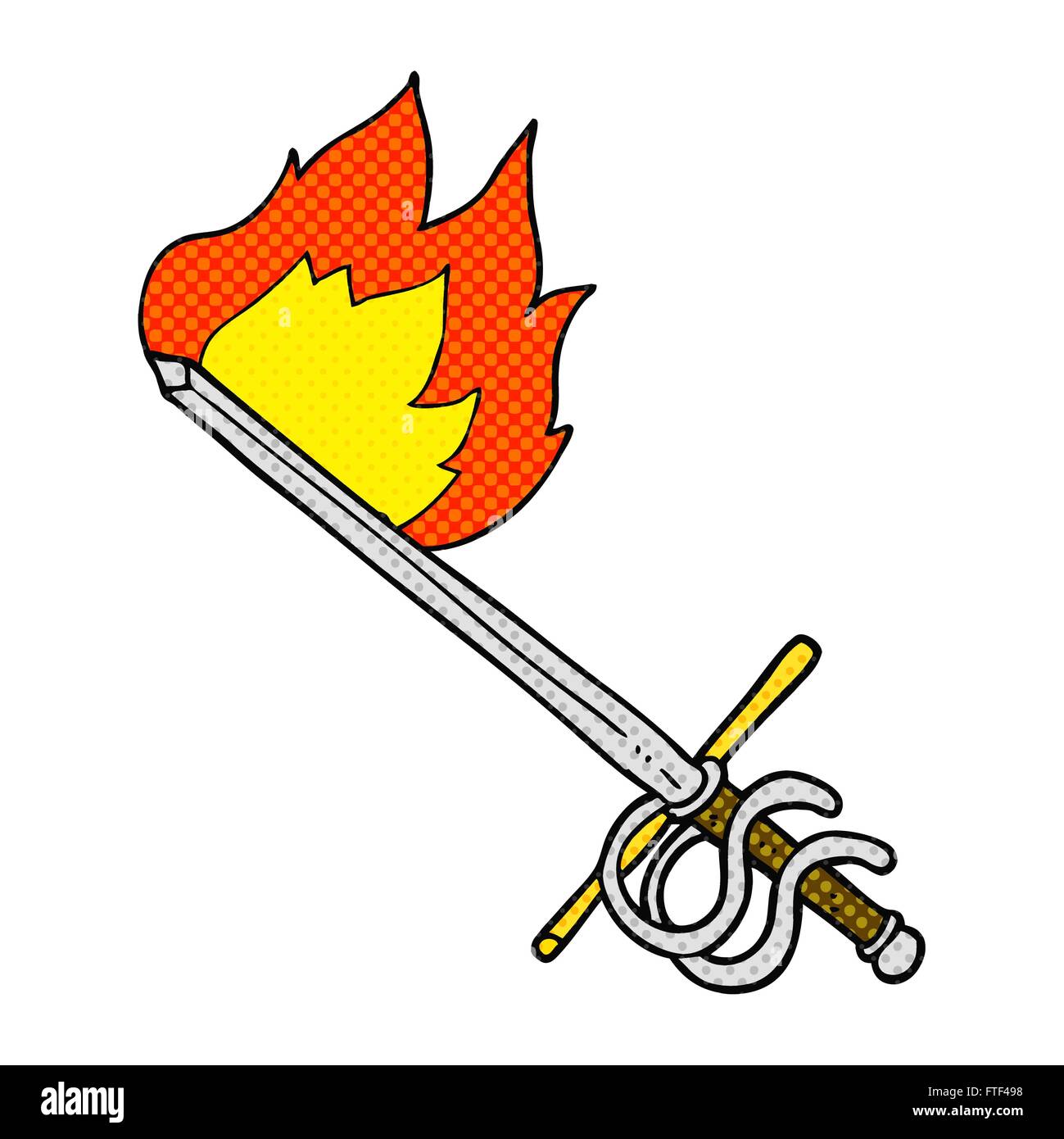 Freehand drawn cartoon hand sword hi-res stock photography and images ...