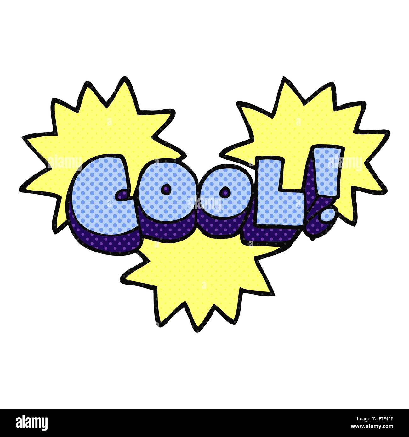 cool freehand drawn comic book style cartoon symbol Stock Vector Image ...