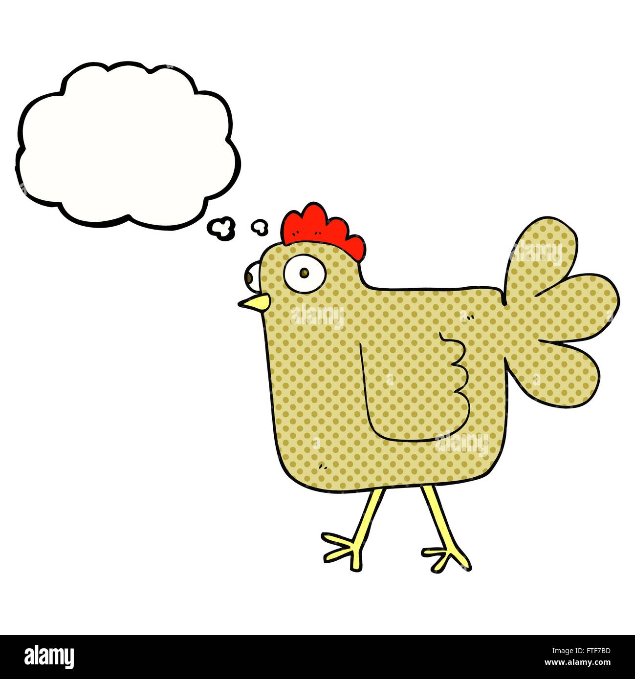 freehand drawn thought bubble cartoon chicken Stock Vector Image & Art ... freehand drawn thought bubble cartoon chicken Stock Vector Image & Art ...