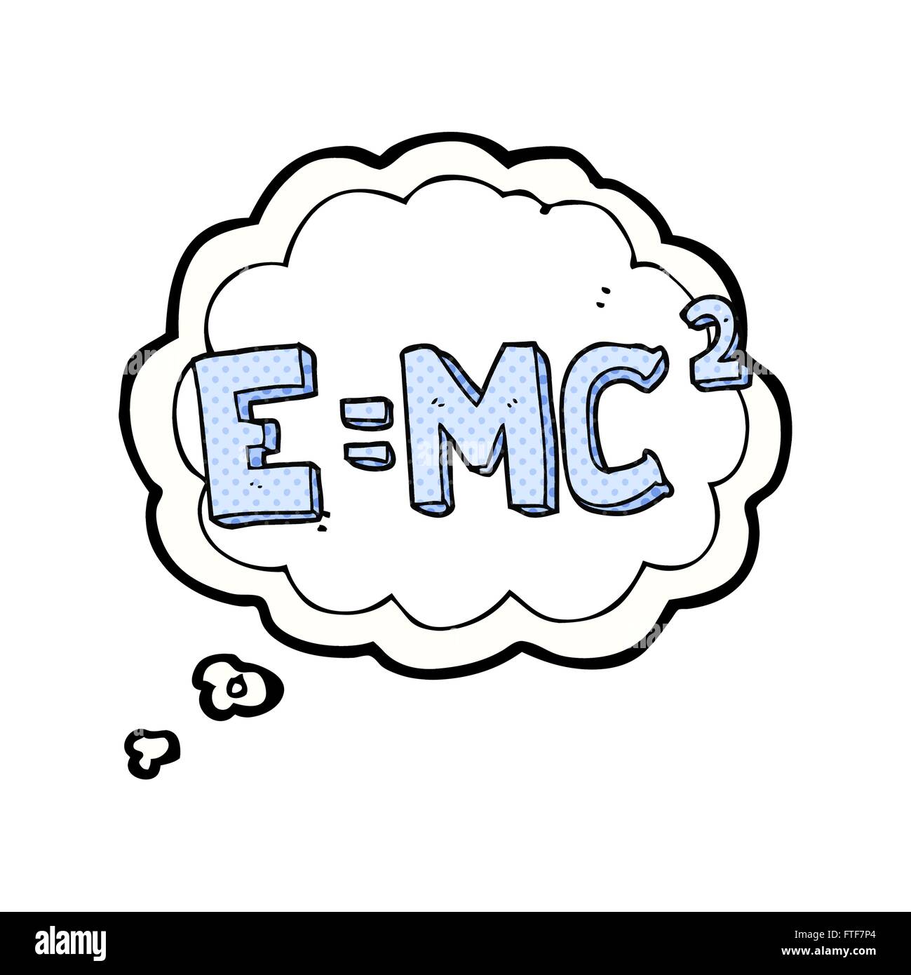 freehand drawn thought bubble cartoon science formula Stock Vector ...