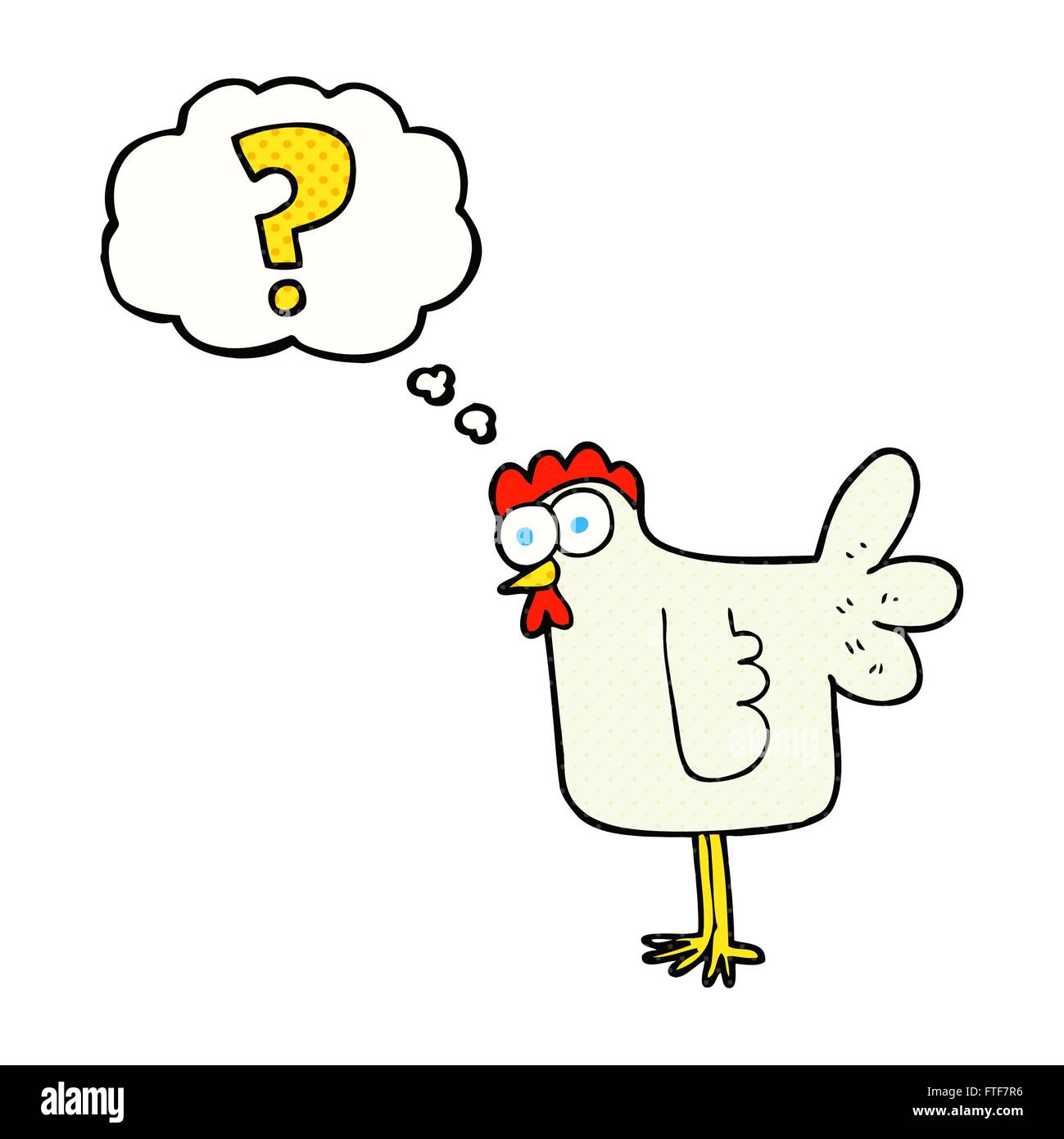 Cartoon Crazy Chickens