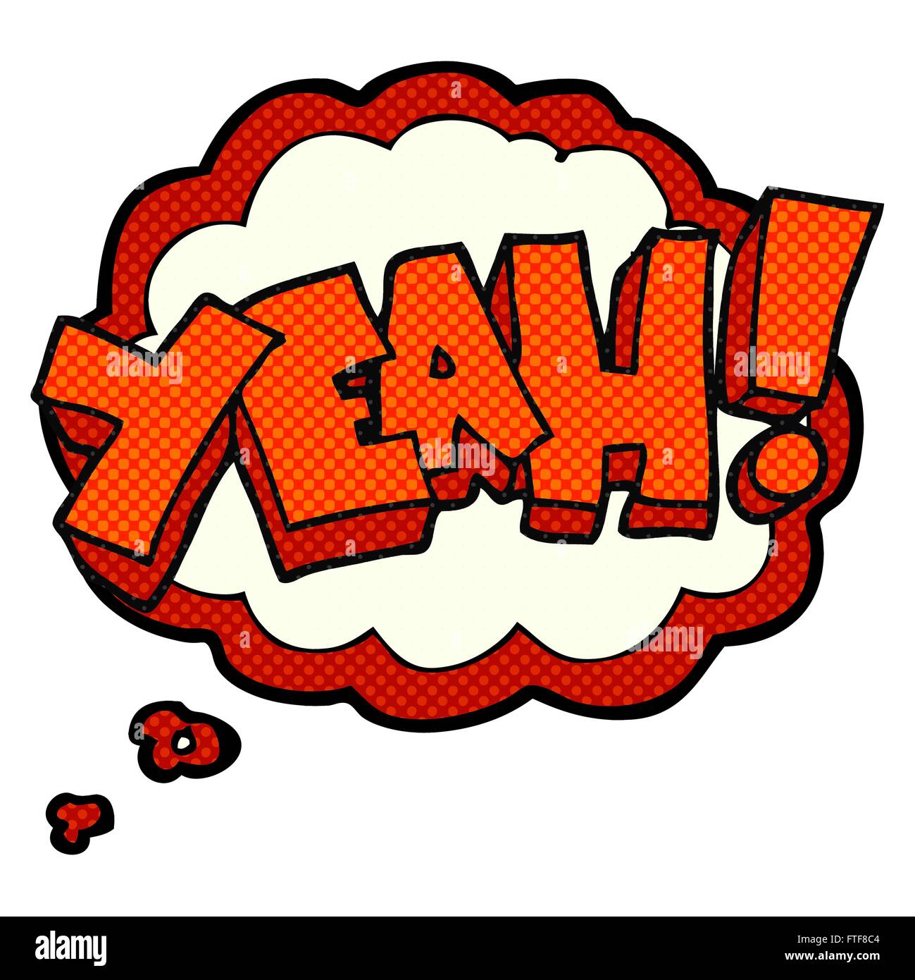 Cartoon yeah shout hi-res stock photography and images - Alamy