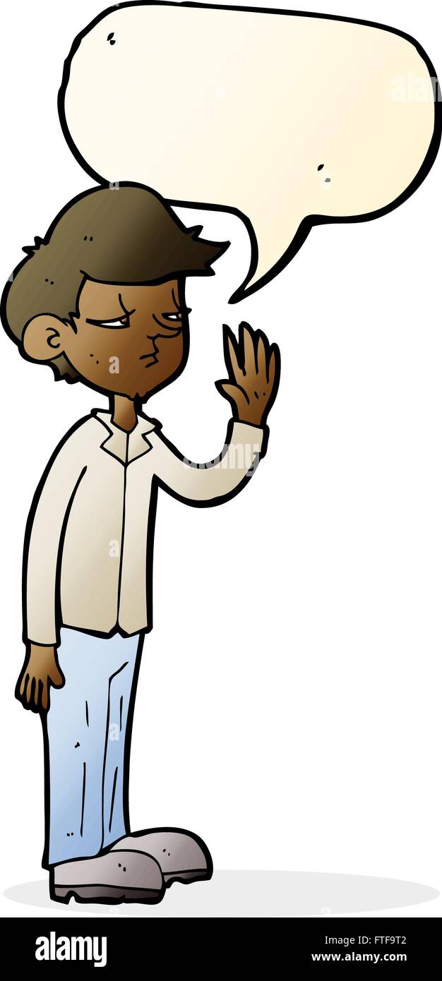 Cartoon arrogant boy hi-res stock photography and images - Alamy