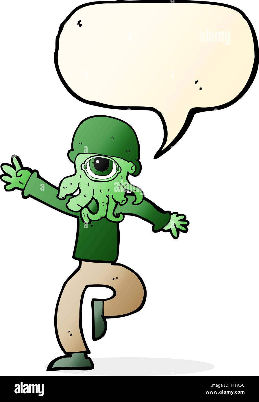 Cartoon monster man speech hi-res stock photography and images - Alamy