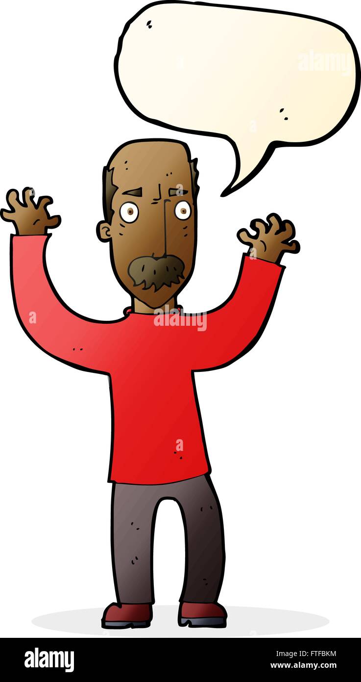 cartoon angry dad with speech bubble Stock Vector Image & Art - Alamy