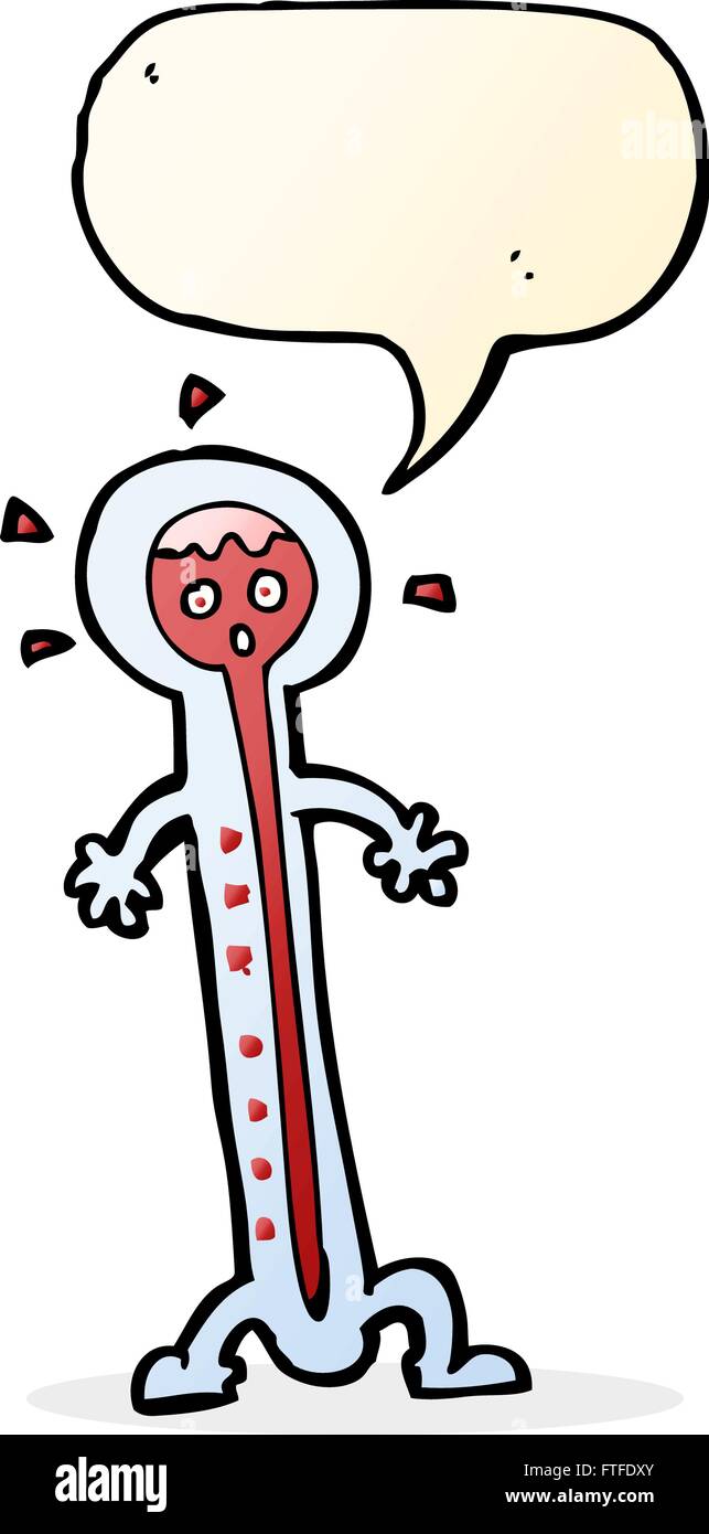 Freehand drawn bubble cartoon temperature hi-res stock photography and ...