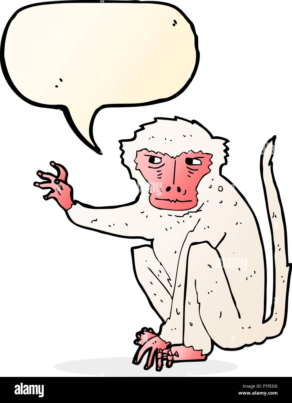 Cartoon evil monkey bubble hi-res stock photography and images - Alamy