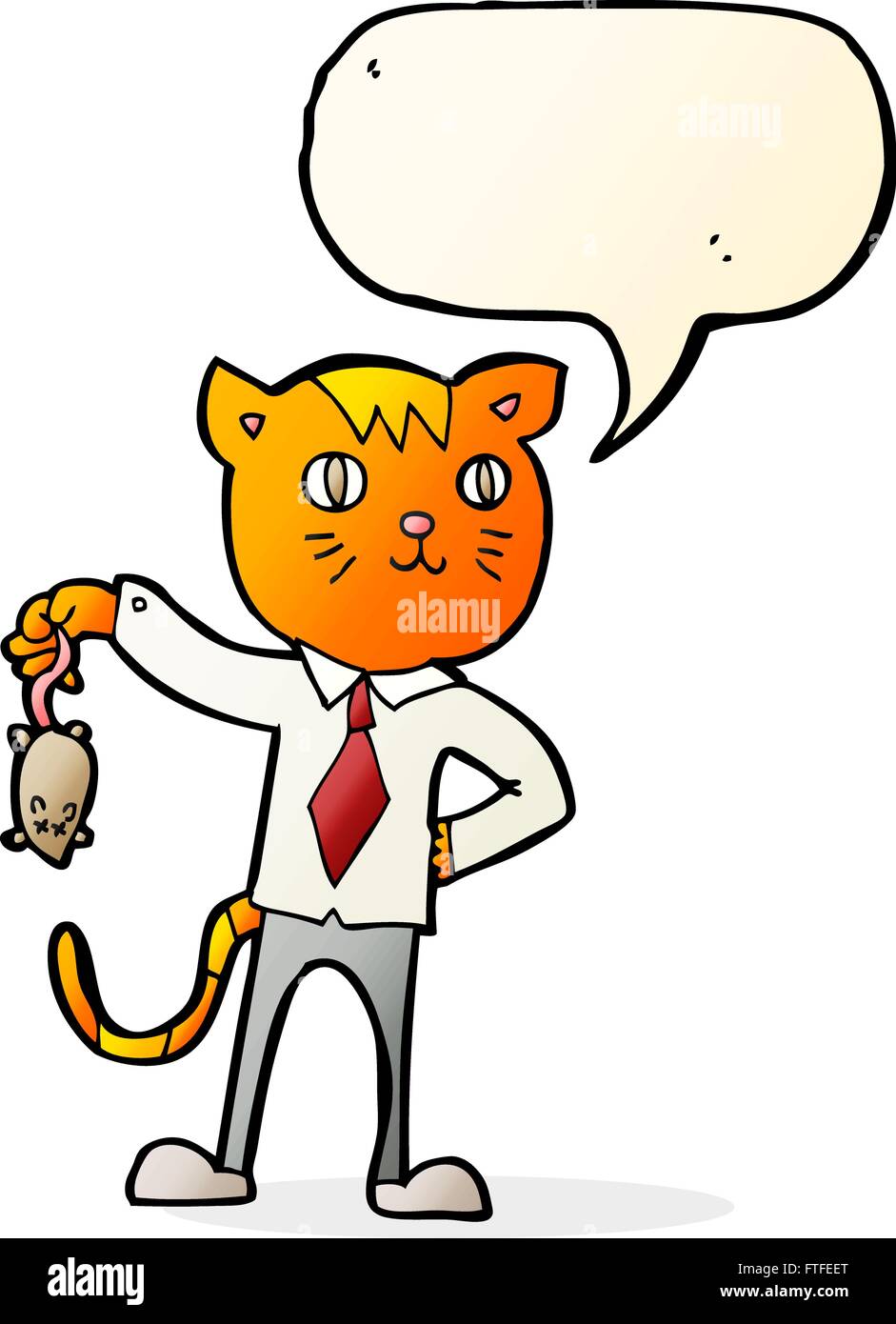 Cartoon business cat dead mouse hi-res stock photography and images - Alamy