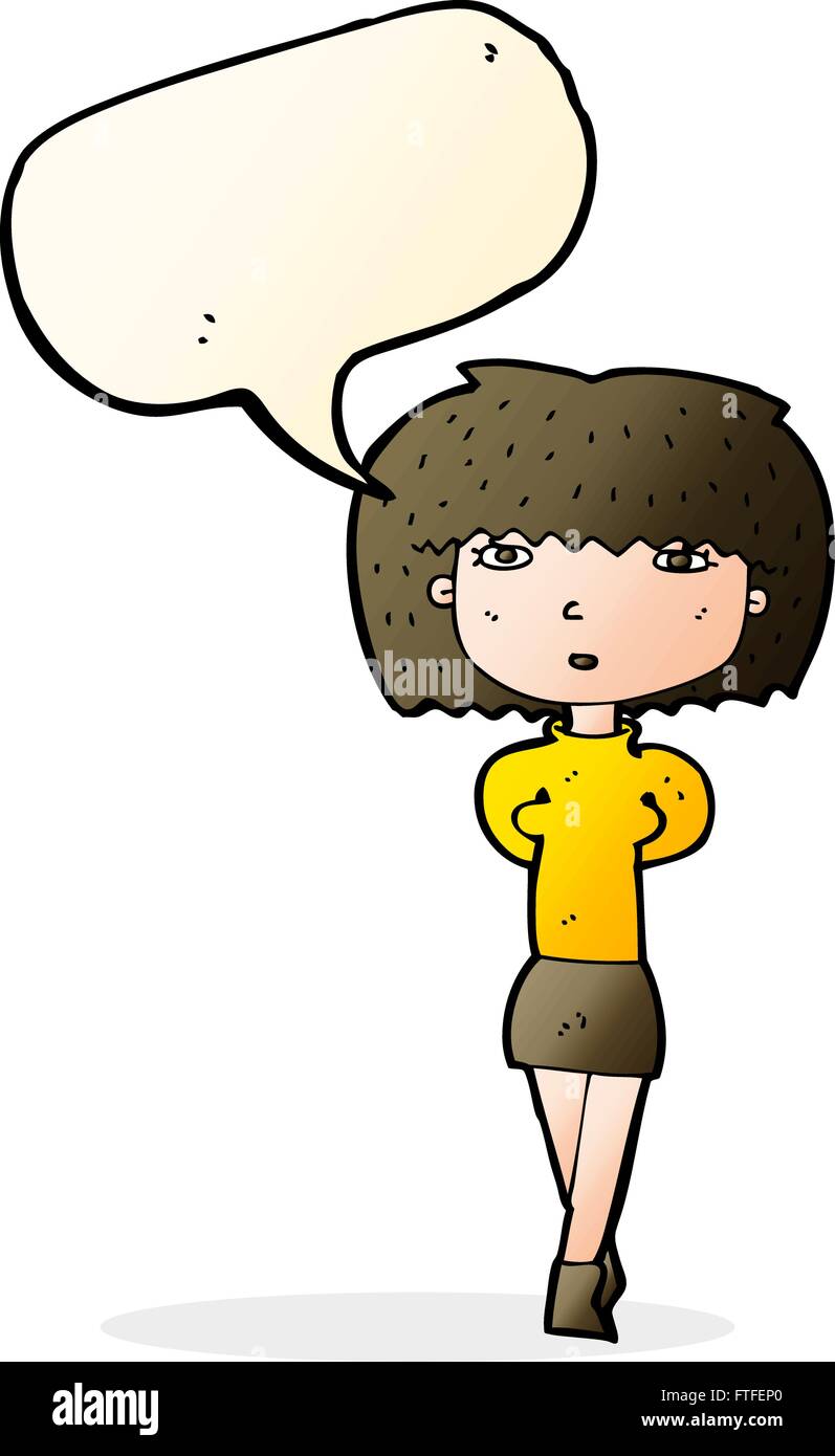 Shy woman bubble hi-res stock photography and images - Alamy