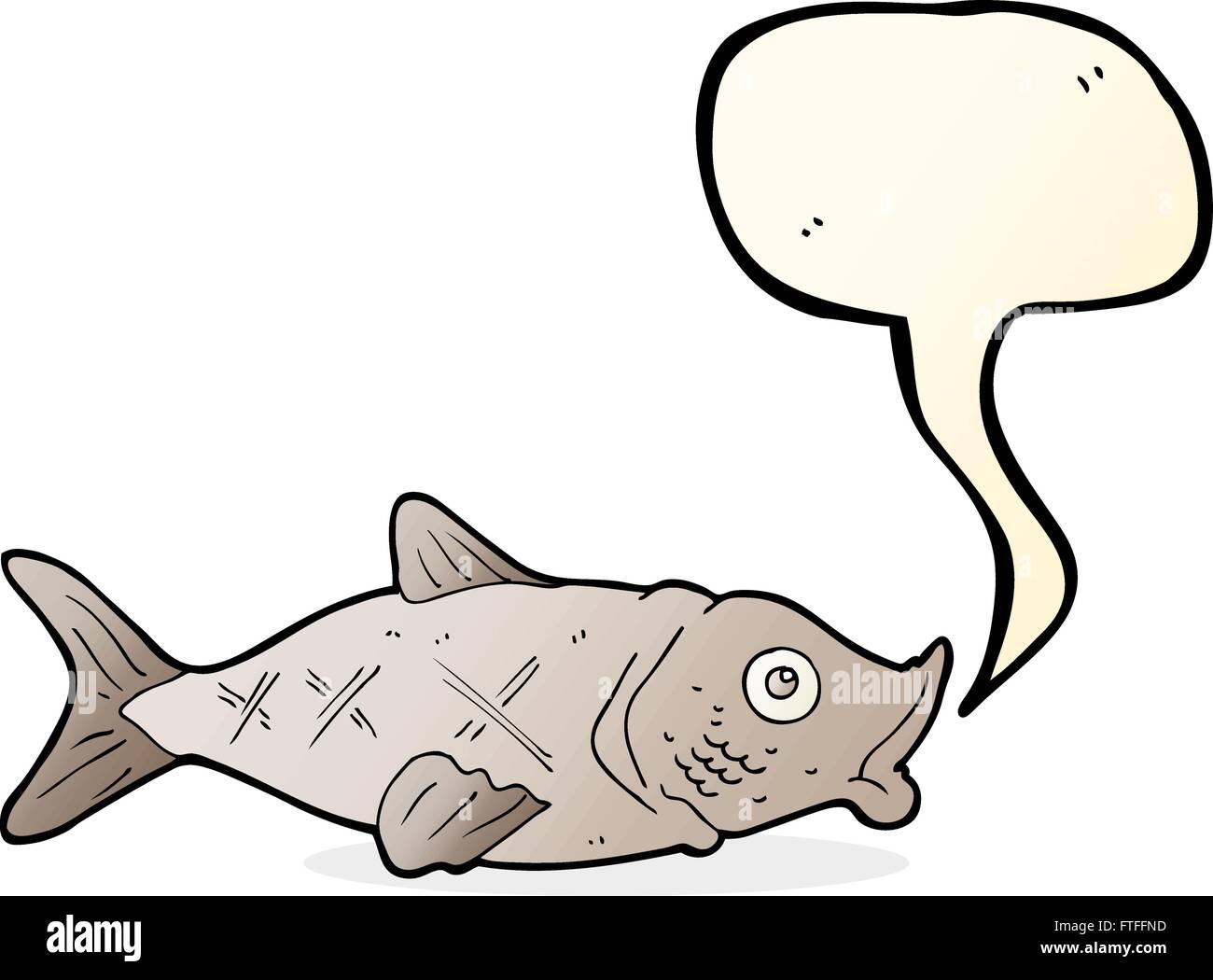cartoon fish with speech bubble Stock Vector Image & Art - Alamy