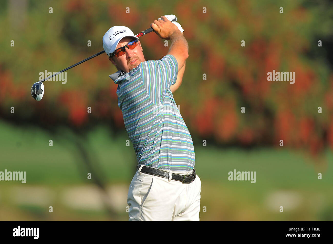Palm Beach Gardens, Fla, USA. 1st Mar, 2012. Chad Collins during the ...