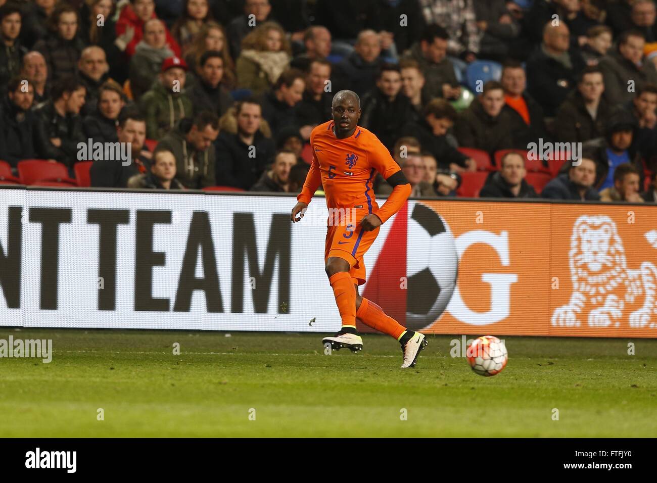 Amsterdam, Netherlands. 25th Mar, 2016. Jetro Willems (NED) Football ...