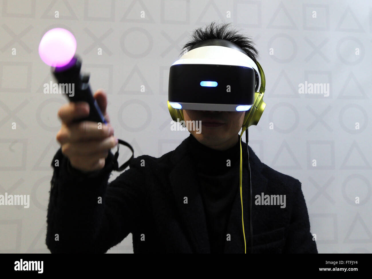 Tokyo, Japan. 27th Mar, 2016. Japan's Sony Computer Entertainment ...
