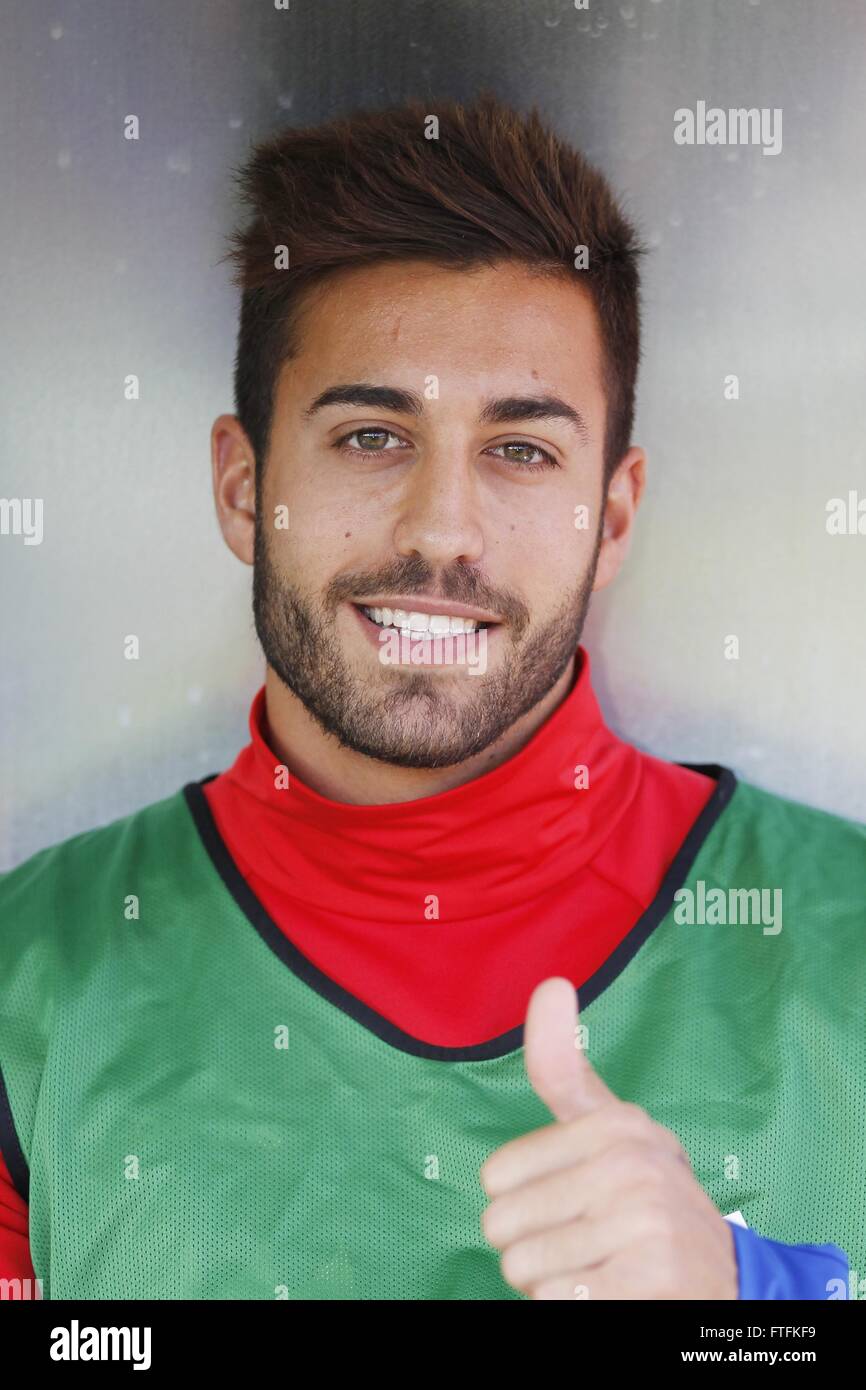 the Estadio Municipal El Plantio, Burgos, Spain. 24th Mar, 2016. Victor ...