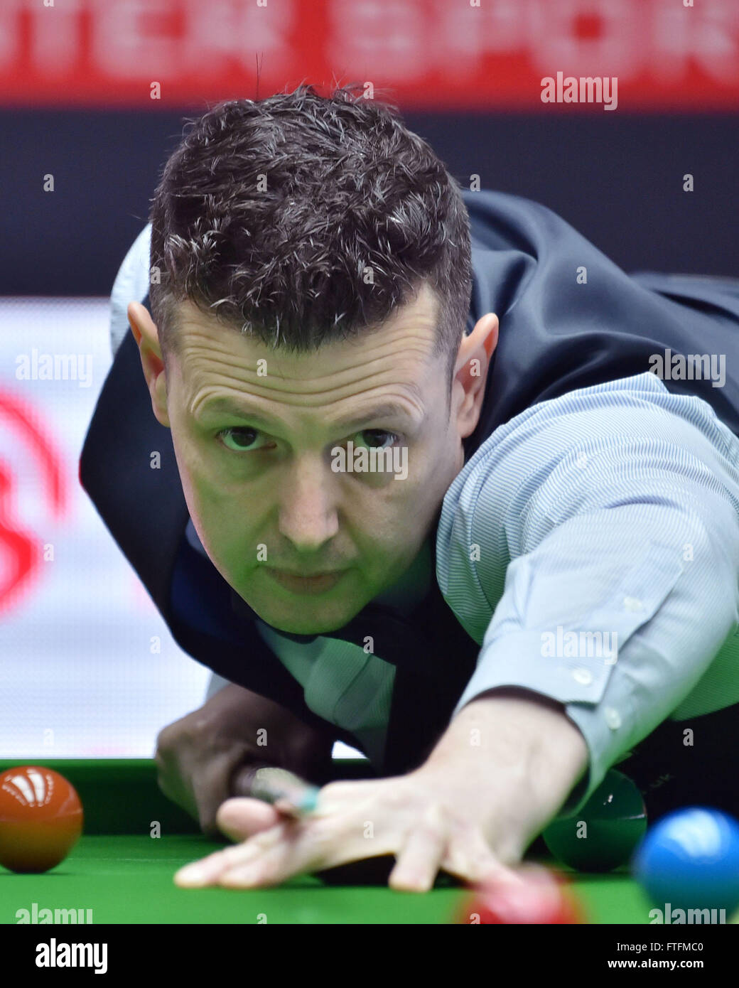 Beijing, China. 28th Mar, 2016. Peter Lines of Britain competes during ...