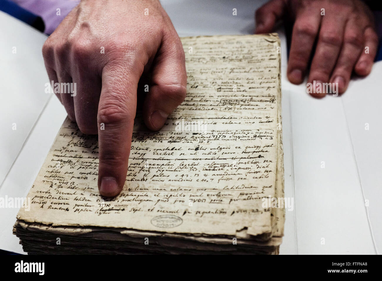 Manuscripts opens hi-res stock photography and images - Alamy
