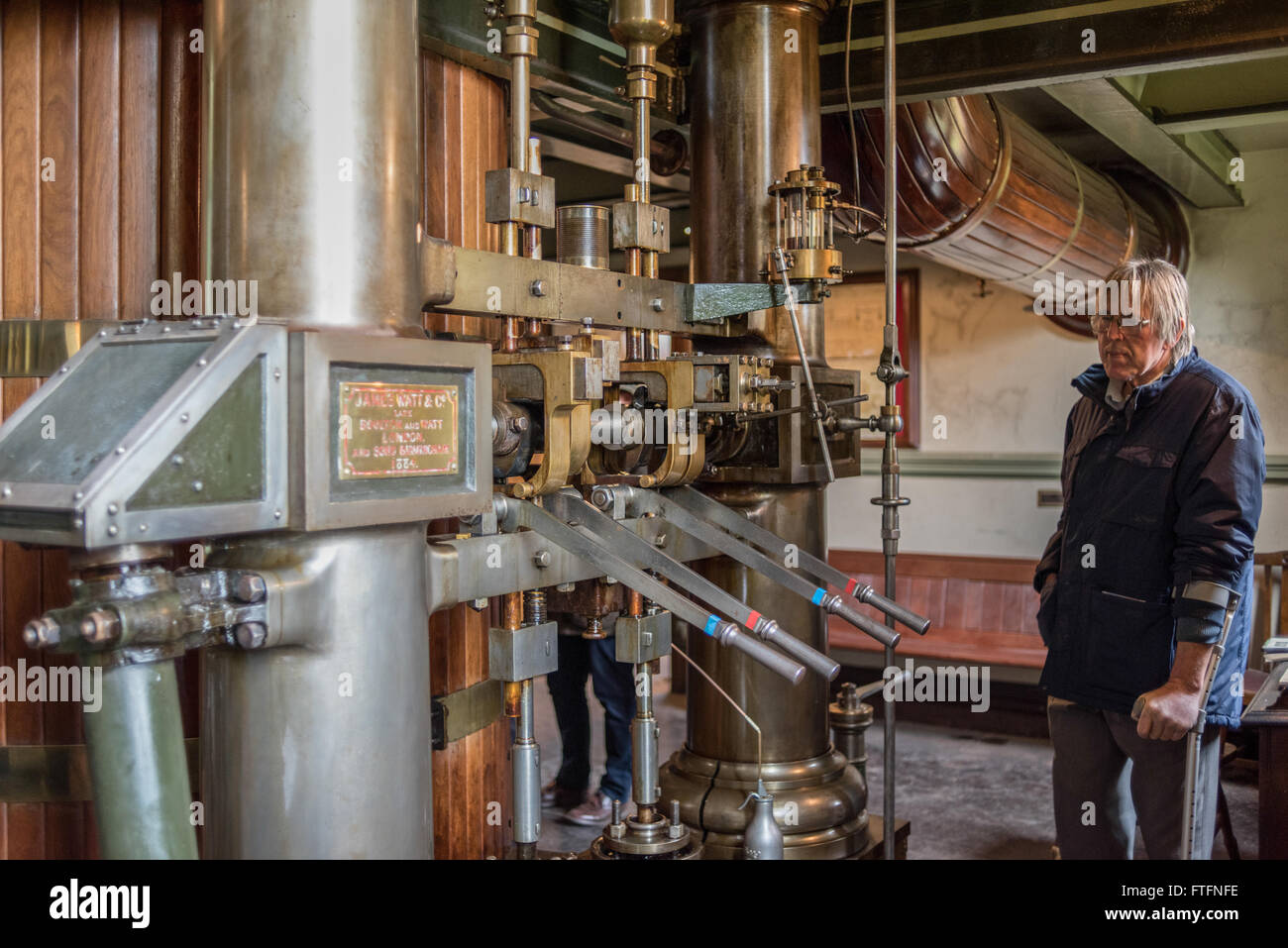 Papplewick,Nottinghamshire,UK:28th March 2016.Pumping station and ...
