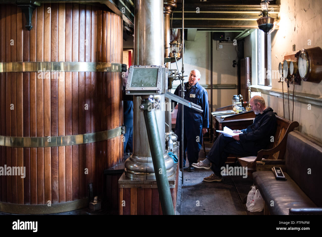 Papplewick,Nottinghamshire,UK:28th March 2016.Pumping station and ...
