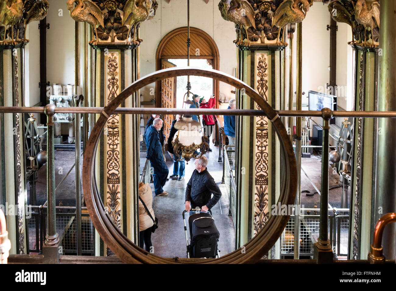 Papplewick,Nottinghamshire,UK:28th March 2016.Pumping station and ...