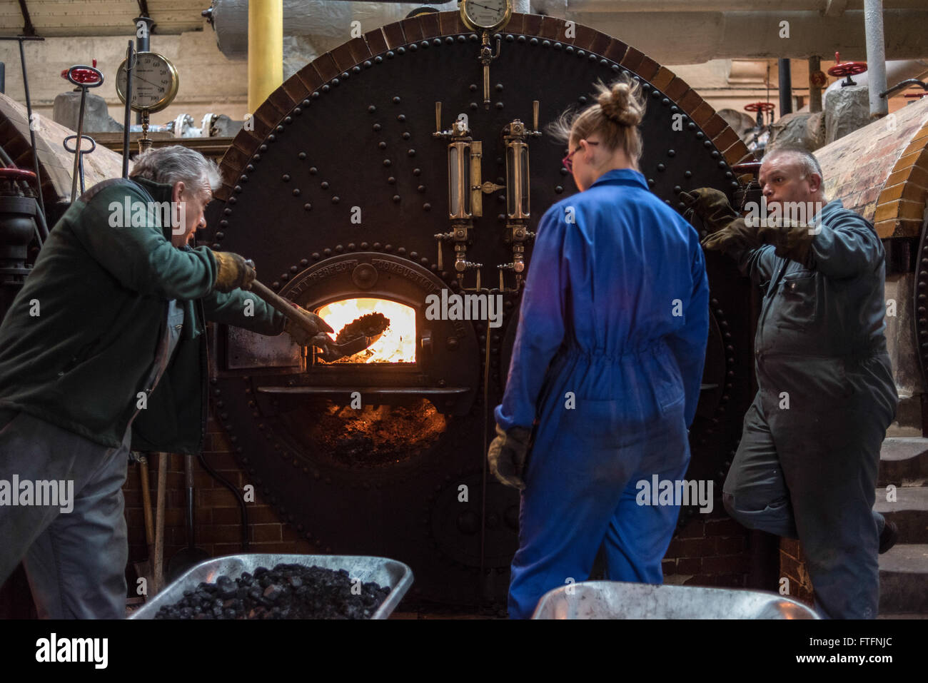 Papplewick,Nottinghamshire,UK:28th March 2016.Pumping station and ...